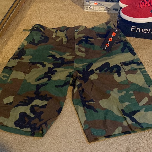 Military Outdoor Clothing | Shorts | Nwt Hot Weather Woodland ...
